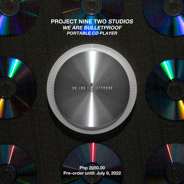 WE ARE BULLETPROOF (Portable CD Player) – PROJECT NINE TWO